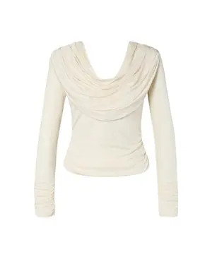 MALINA Signe Cowl Neck Jersey Top
