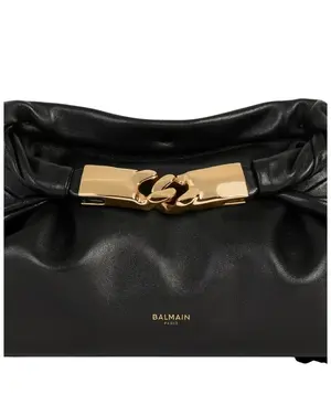 Balmain Dinner At 8 Small Smooth Leather Bag