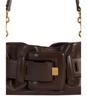 Balmain Anthem Mini Bag In Smooth Leather