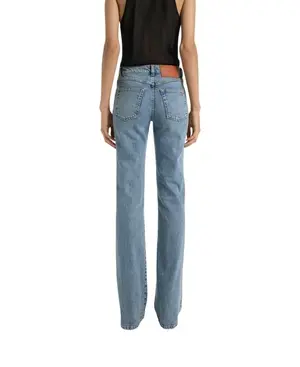 Balmain Bootcut Faded Denim Jeans