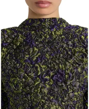 Balmain Cloque Jacquard Dress