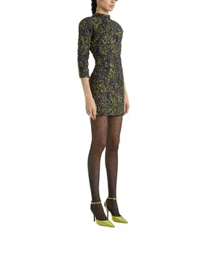 Balmain Cloque Jacquard Dress