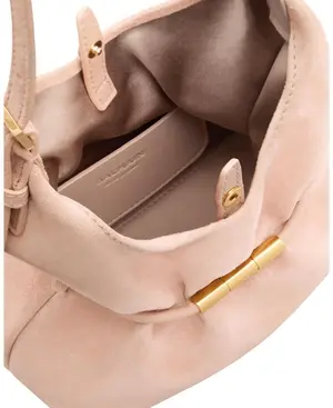 Balmain Sphynx Mini Bag In Suede