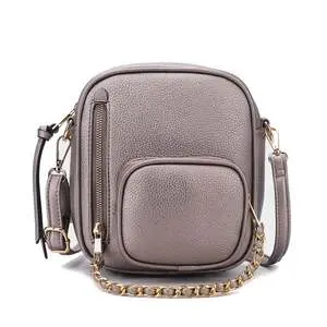 MKF COLLECTION - J'OMOR Winona Crossbody Bag Handbag - Silver