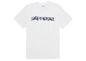 Supreme Skulls Spellout Tee Shirt - White