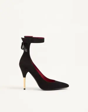 Valentino Garavani Fatale Suede Pumps 105mm Black