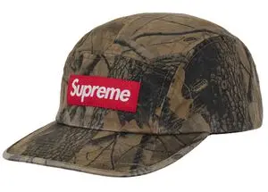 Supreme Washed Chino Twill Camp Cap - Camo