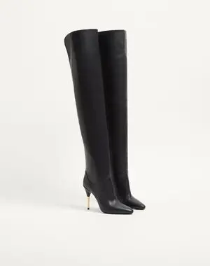 Valentino Garavani Over-the-knee Calfskin Boot 105mm