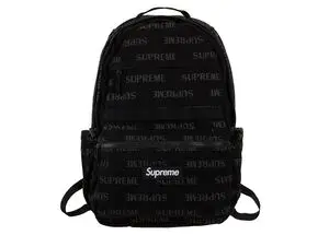 Supreme Logo Backpack - Black