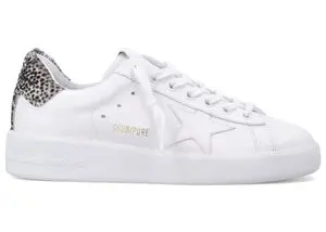 GOLDEN GOOSE Purestar Sneakers With Animal Print Accent