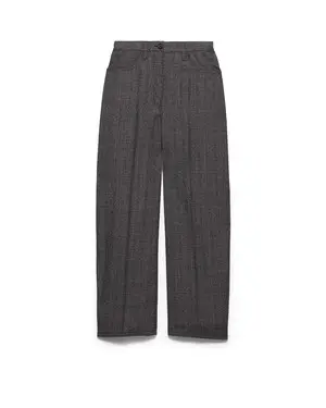 Prada Mouliné Wool Pants