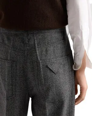 Prada Mouliné Wool Pants