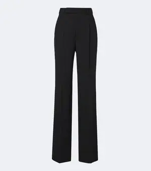 Saint Laurent Wool-blend Straight Pants