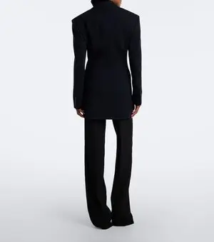 Saint Laurent Wool-blend Straight Pants