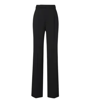 Saint Laurent Pinstriped Trousers - Black