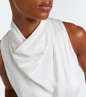 Givenchy Draped Satin Top