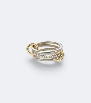 SPINELLI KILCOLLIN Sonny Sterling And 18kt Gold Ring With Diamonds - Silver