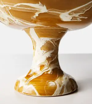 CABANA Marbled Ceramic Fruit Stand