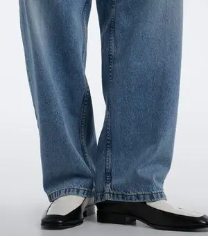 AMI Paris Mid-rise Wide-leg Jeans