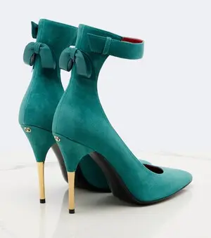 Valentino Garavani Fatale Bow-detail Suede Pumps