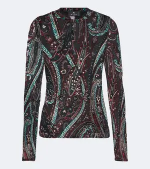 Etro Patch-appliqué Paisley Top