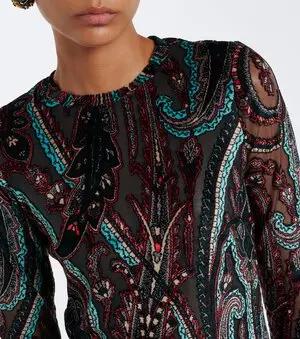 Etro Patch-appliqué Paisley Top