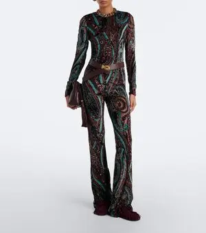 Etro Patch-appliqué Paisley Top