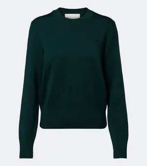 AMI Paris De Coeur Virgin Wool Sweater