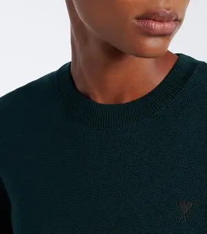AMI Paris De Coeur Virgin Wool Sweater