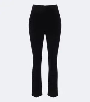 RÓHE Cotton Velvet Cigarette-leg Pants