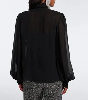 Valentino Garavani Silk-blend Chiffon Blouse