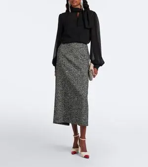 Valentino Garavani Silk-blend Chiffon Blouse