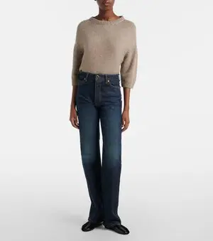 Khaite Danielle Straight Jeans In Lansing