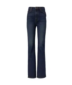 Khaite Danielle Straight Jeans In Lansing - Blue