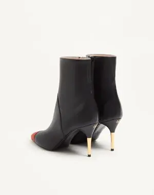 Valentino Garavani Sinead Ankle Boot In Nappa And Suede 85mm