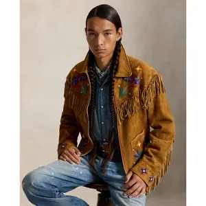 Ralph Lauren Prl X Tópa Standing Sage Fringe Jacket