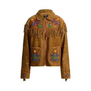 Ralph Lauren Prl X Tópa Standing Sage Fringe Jacket