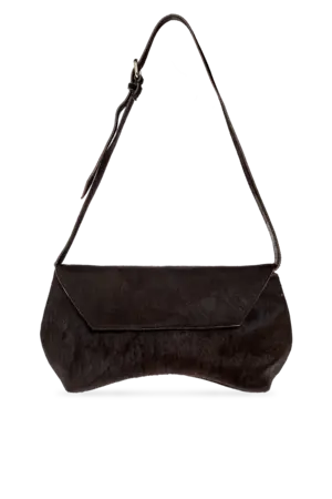 GESTUZ Leather Bag With Asymmetrical Flap