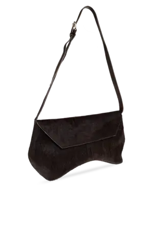 GESTUZ Leather Bag With Asymmetrical Flap