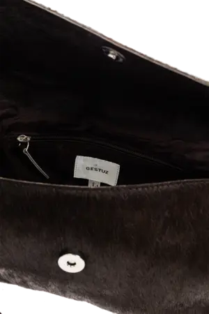 GESTUZ Leather Bag With Asymmetrical Flap