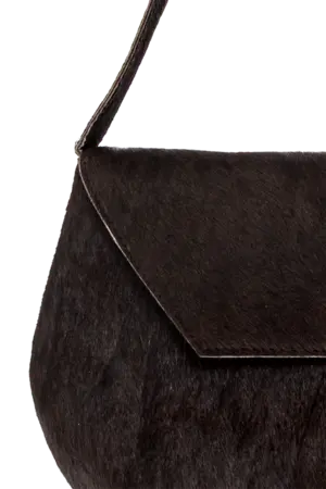 GESTUZ Leather Bag With Asymmetrical Flap