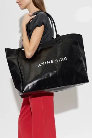 ANINE BING Leo Coated Shopper Bag