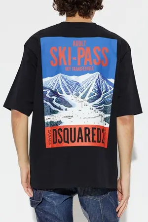 Dsquared2 Cotton T-shirt With Printed Logo