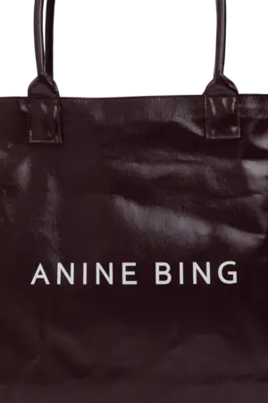 ANINE BING Leo Coated Shopper Bag