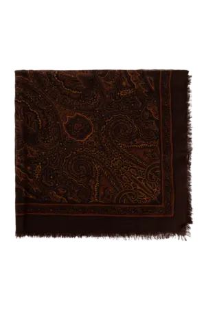 Etro Scarf With Raw Edge