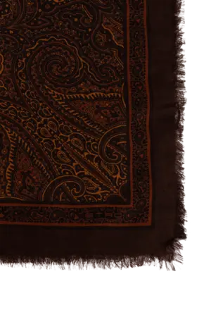 Etro Scarf With Raw Edge