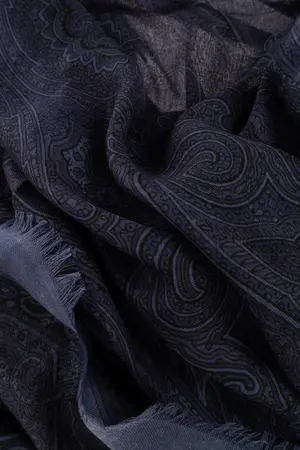 Etro Scarf With Raw Edge