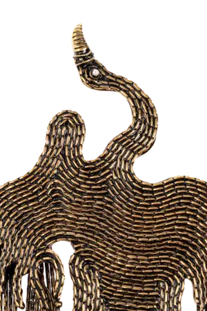 Etro Brass Bird-shaped Brooch