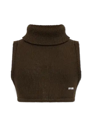 Dsquared2 Wool Turtleneck Vest - Brown