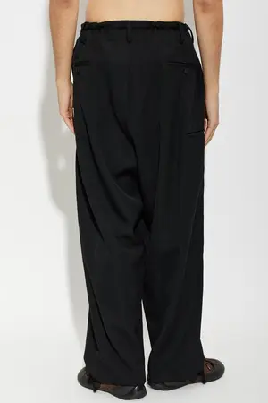 Yohji Yamamoto Wool Wide-leg Trousers